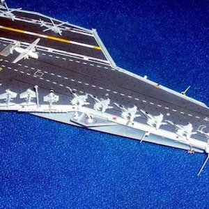 Papercraft Kit USS Harry S Truman Aircraft Carrier 3d Paper Model ...