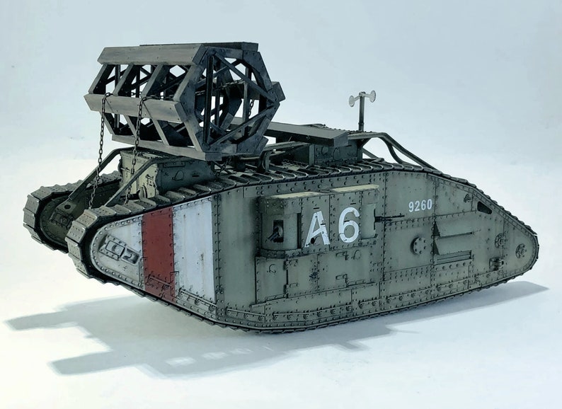 Papercraft Kit Mark IV British WWI Tank 3d Paper Model Crafting Kit PDF ...