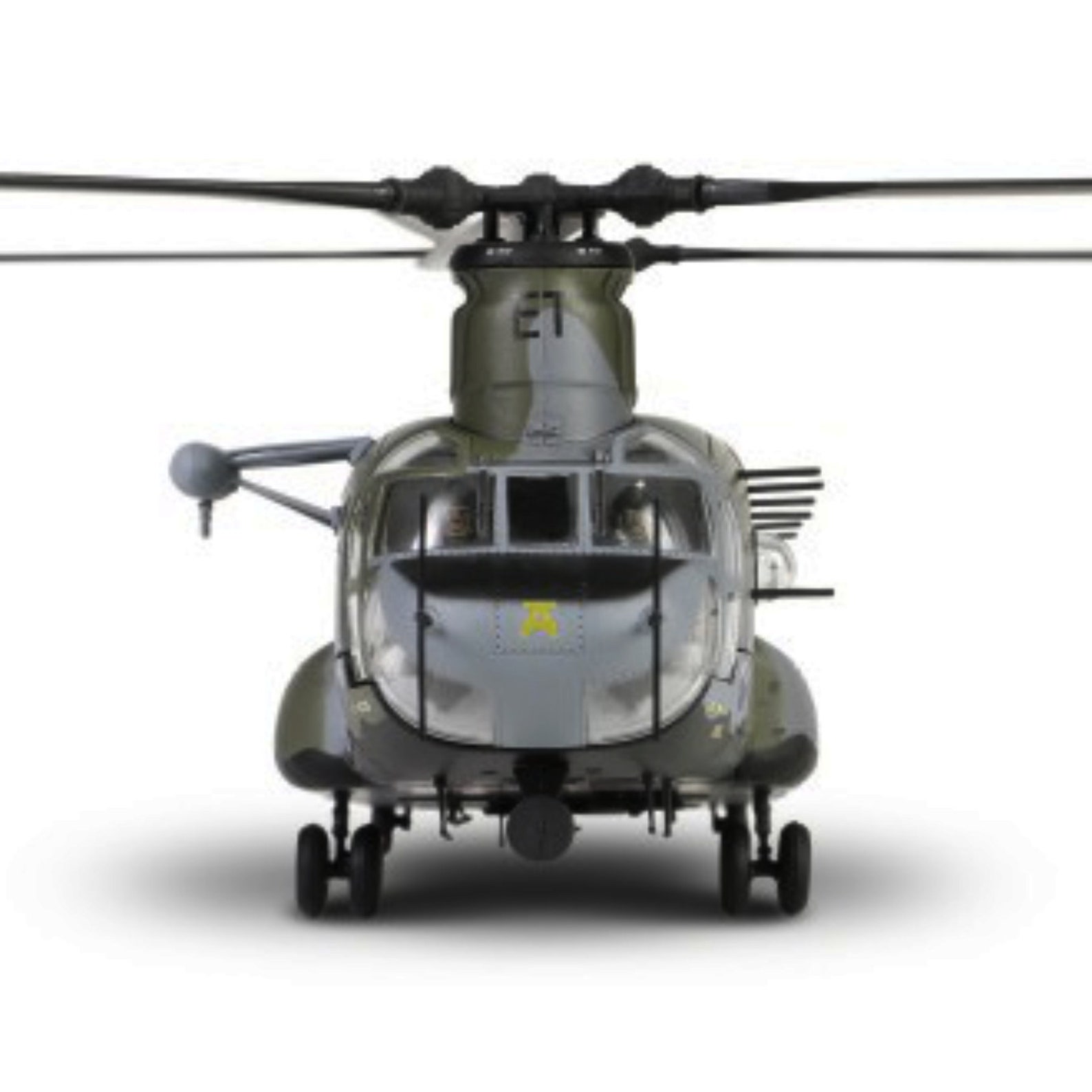 Papercraft Kit Chinook Helicopter 3d Paper Model Crafting Kit PDF Plans ...