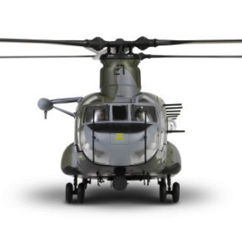 Papercraft Kit Chinook Helicopter 3d Paper Model Crafting Kit PDF Plans ...