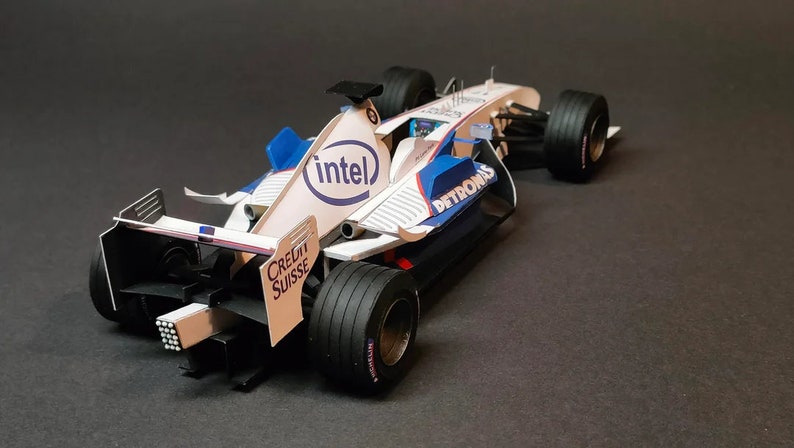 Papercraft Kit F1 Race Car 3d Paper Model Crafting Kit PDF Plans to ...