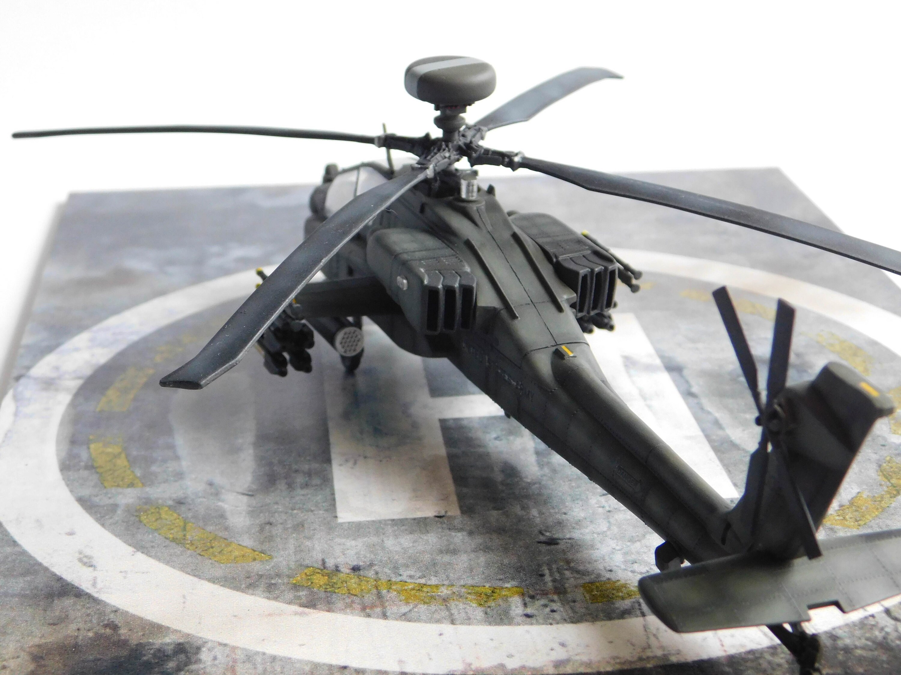 Papercraft Kit Apache Helicopter 3d Paper Model Crafting Kit PDF Plans ...