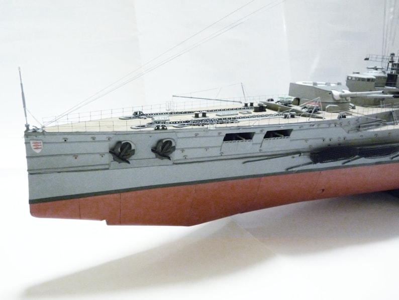 Papercraft Kit SMS Seydlitz Battlecruiser 3d Paper Model Crafting Kit ...