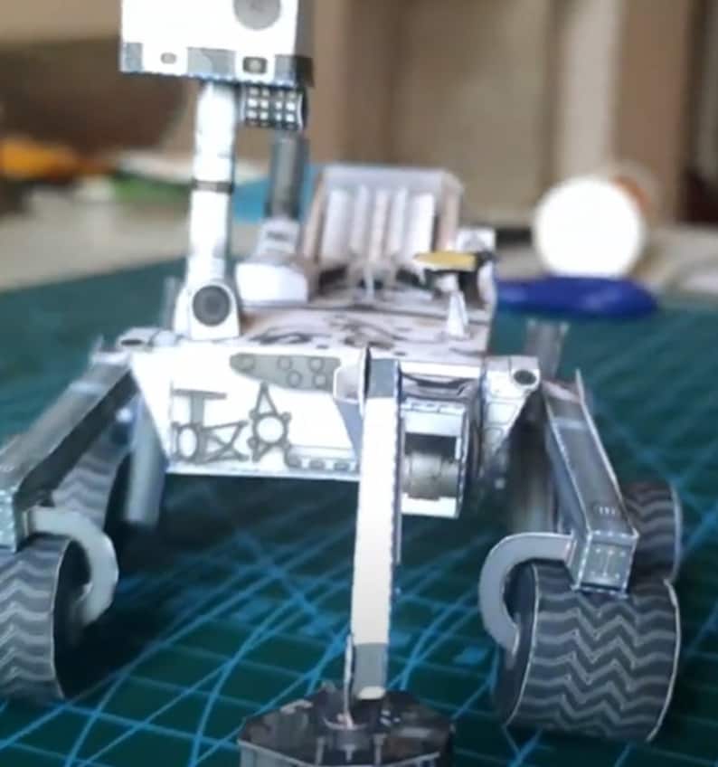 Papercraft Kit Curiosity Rover 3d Paper Model Crafting Kit PDF Plans to ...