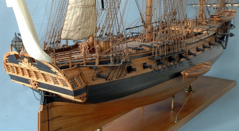 Papercraft Kit Belle Poule Frigate Ship 3d Paper Model Crafting PDF ...