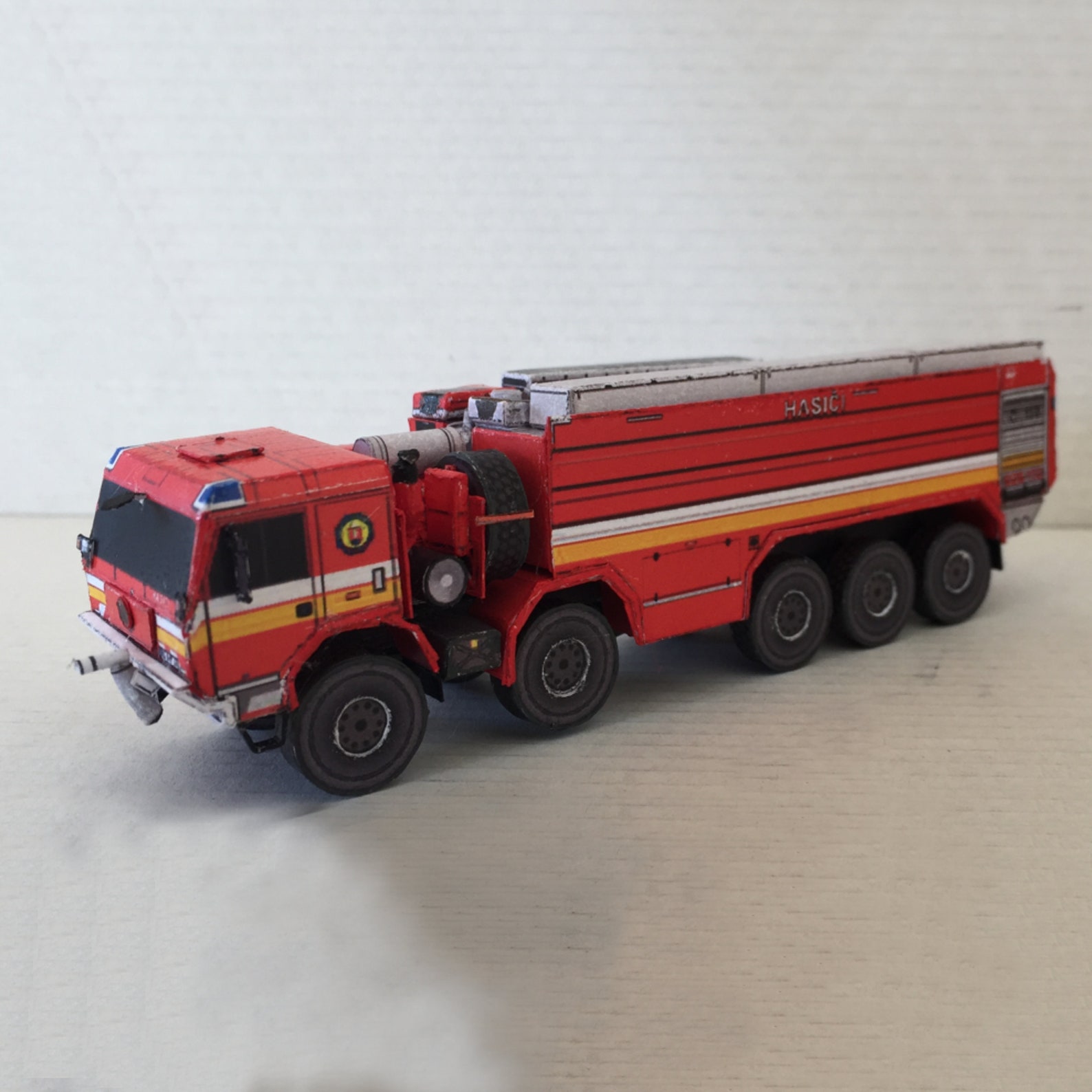 Papercraft Kit Fire Truck 3d Paper Model Crafting Kit PDF Plans to ...