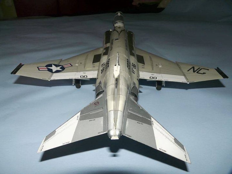 Papercraft Kit F-4 Phantom Plane 3d Paper Model Crafting Kit PDF Plans ...