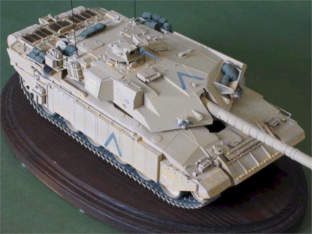 Papercraft Kit Challenger Tank 3d Paper Model Crafting Kit PDF Plans to ...