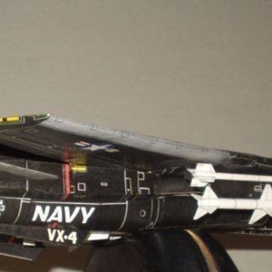 Papercraft Kit F-14 Tomcat Airplane 3d Paper Model Crafting Kit PDF ...