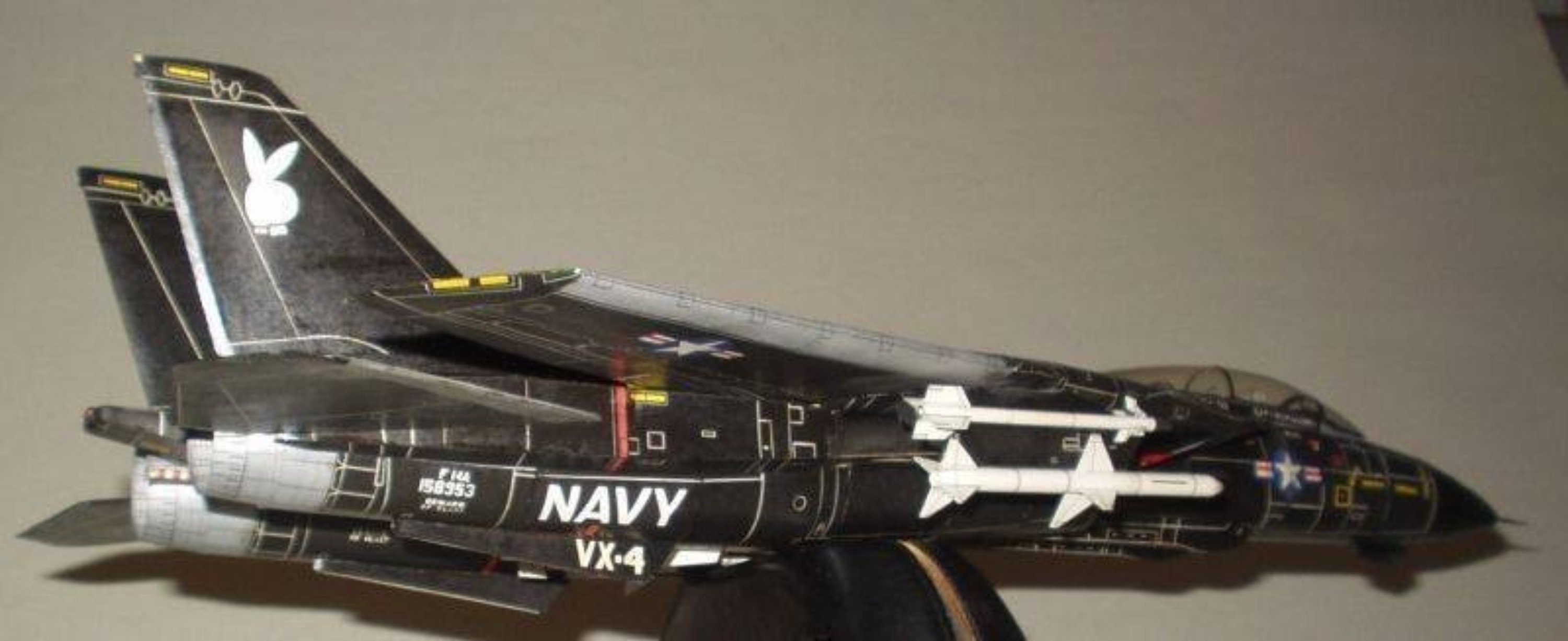 Papercraft Kit F-14 Tomcat Airplane 3d Paper Model Crafting Kit PDF ...