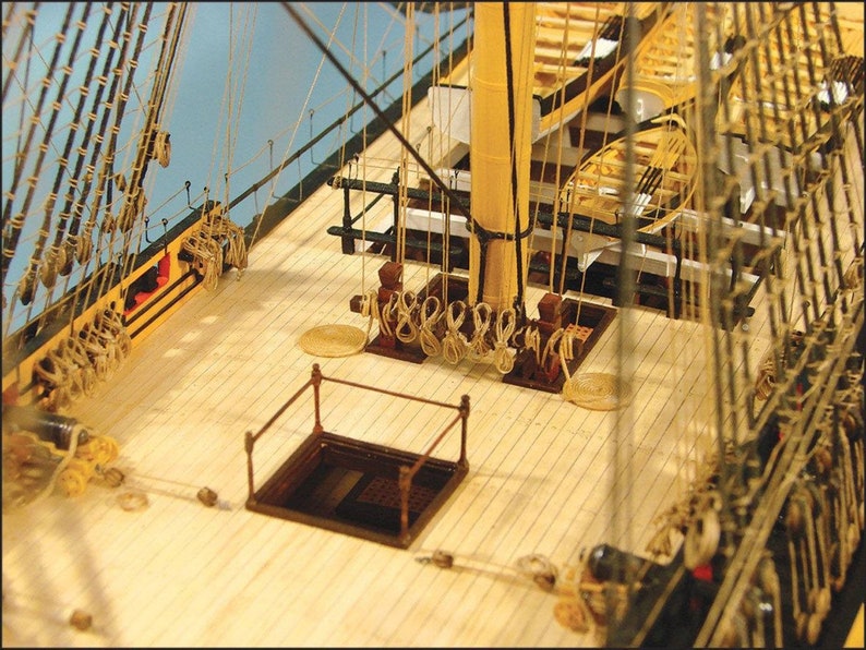 Papercraft Kit HMS Victory Ship 3d Paper Model Crafting Kit PDF Plans ...