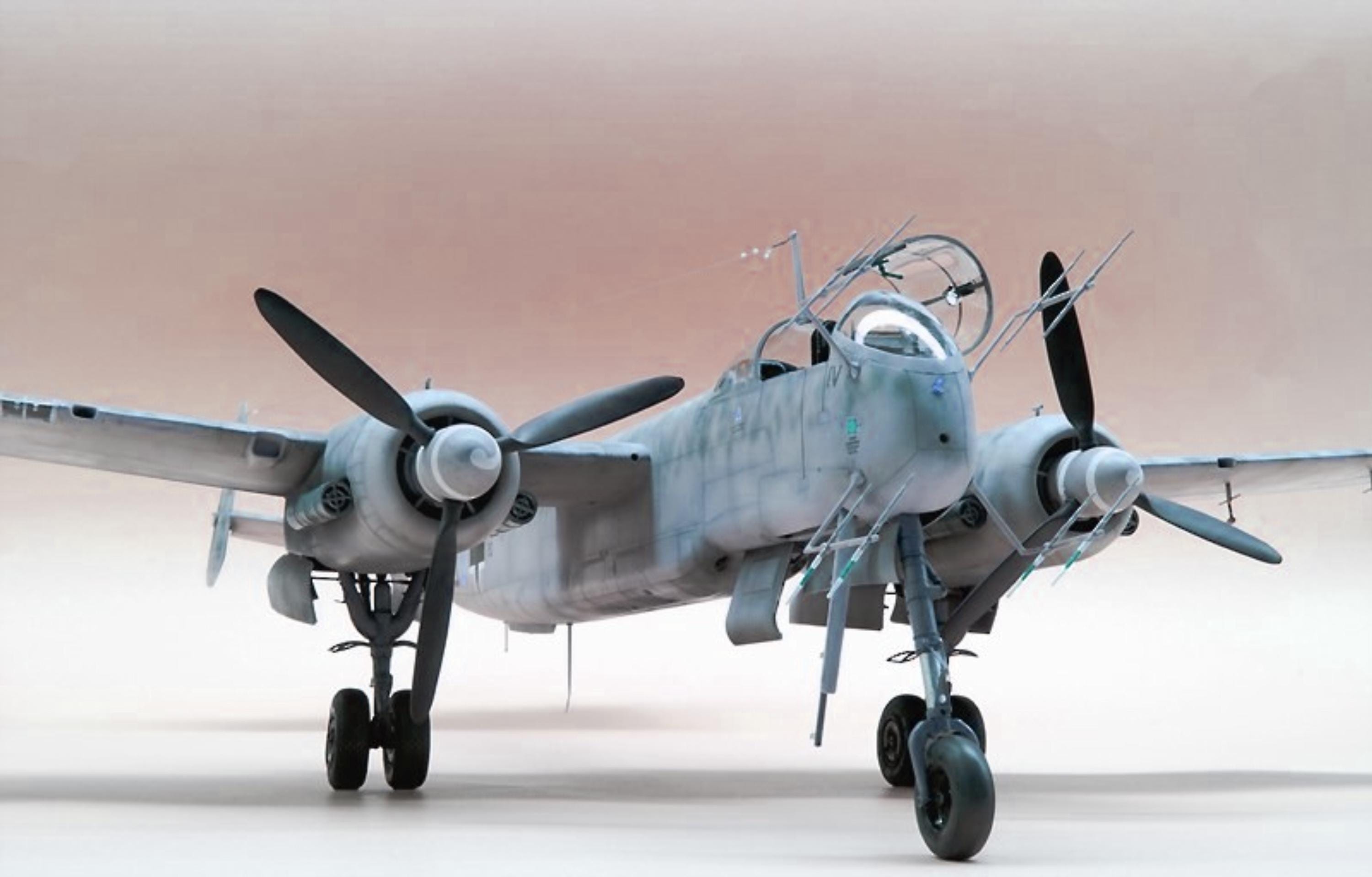 Papercraft Kit Heinkel He 219 Uhu Eagle-owl Airplane 3d Paper Model ...