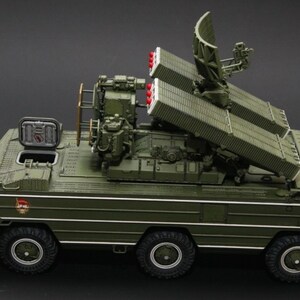 Papercraft Kit Launcher and Radar Heavy Vehicle 9K33 Osa 3d Paper Model ...