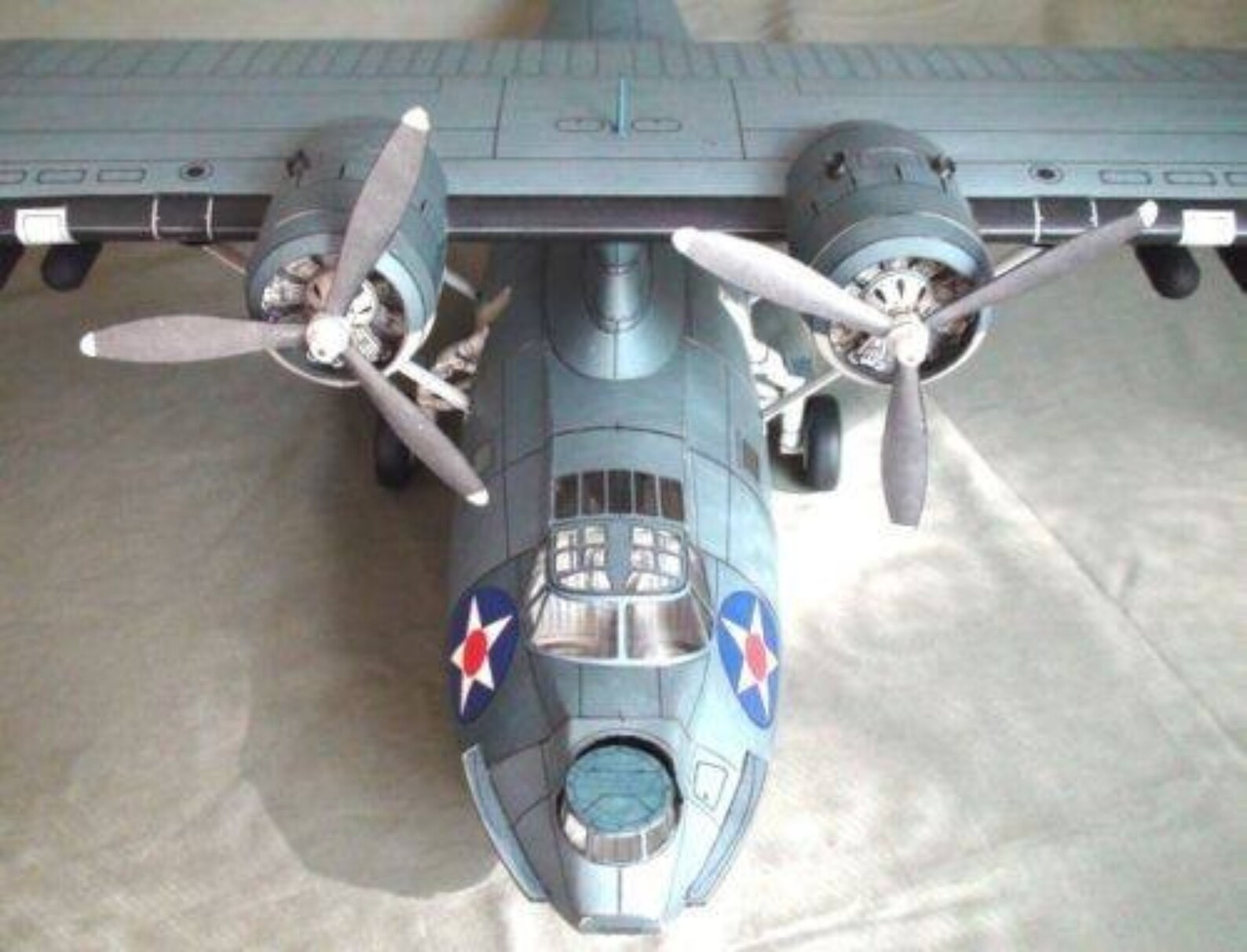Papercraft Kit PBY Catalina Airplane 3d Paper Model Crafting Kit PDF ...