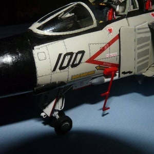 Papercraft Kit F-4 Phantom Plane 3d Paper Model Crafting Kit PDF Plans ...