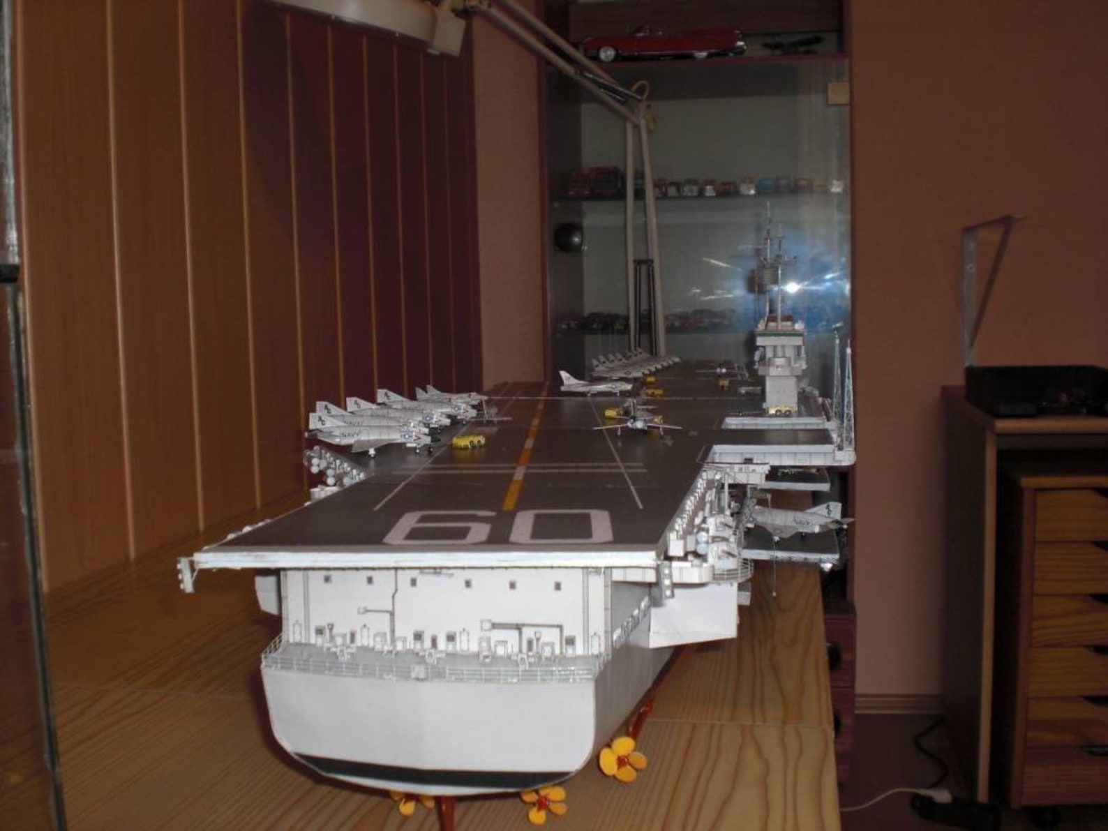 Papercraft Kit USS Enterprise Aircraft Carrier 3d Paper Model Crafting ...