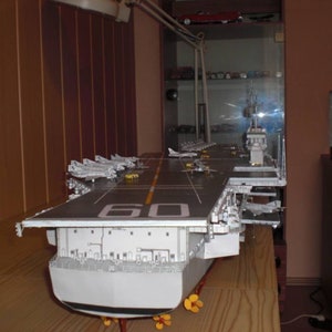 Papercraft Kit USS Enterprise Aircraft Carrier 3d Paper Model Crafting ...