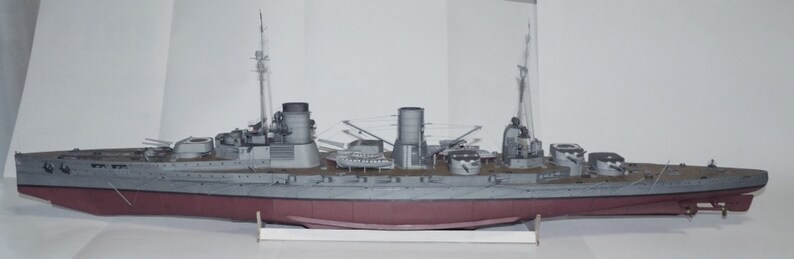 Papercraft Kit SMS Seydlitz Battlecruiser 3d Paper Model Crafting Kit ...