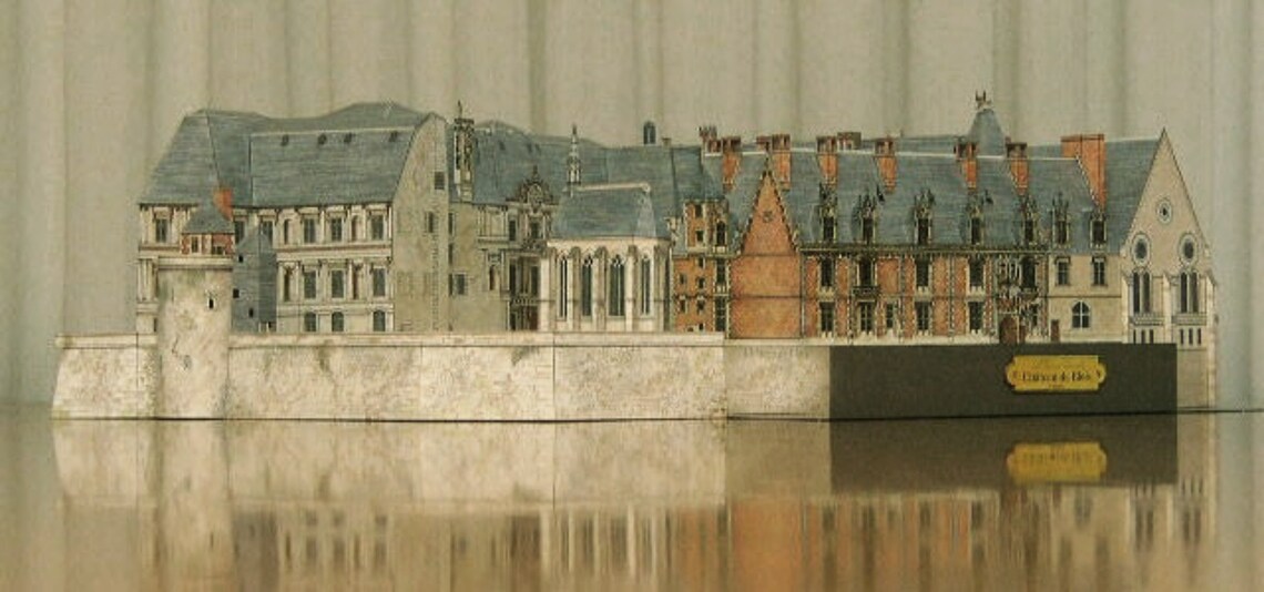 Papercraft Kit Chateau De Blois 3d Paper Model Crafting Kit PDF Plans ...