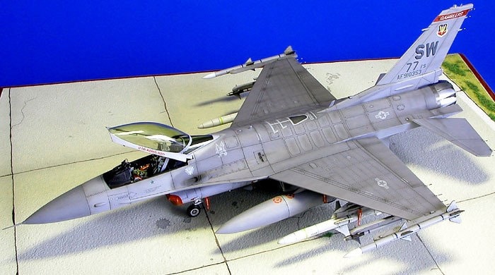 Papercraft Kit F-16 Viper Jet Fighting Falcon Airplane 3d Paper Model ...