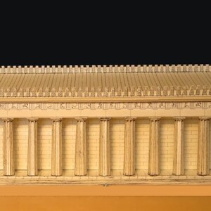 Papercraft Kit Parthenon Athenian Acropolis Greece 3d Paper Model ...