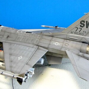 Papercraft Kit F-16 Viper Jet Fighting Falcon Airplane 3d Paper Model ...