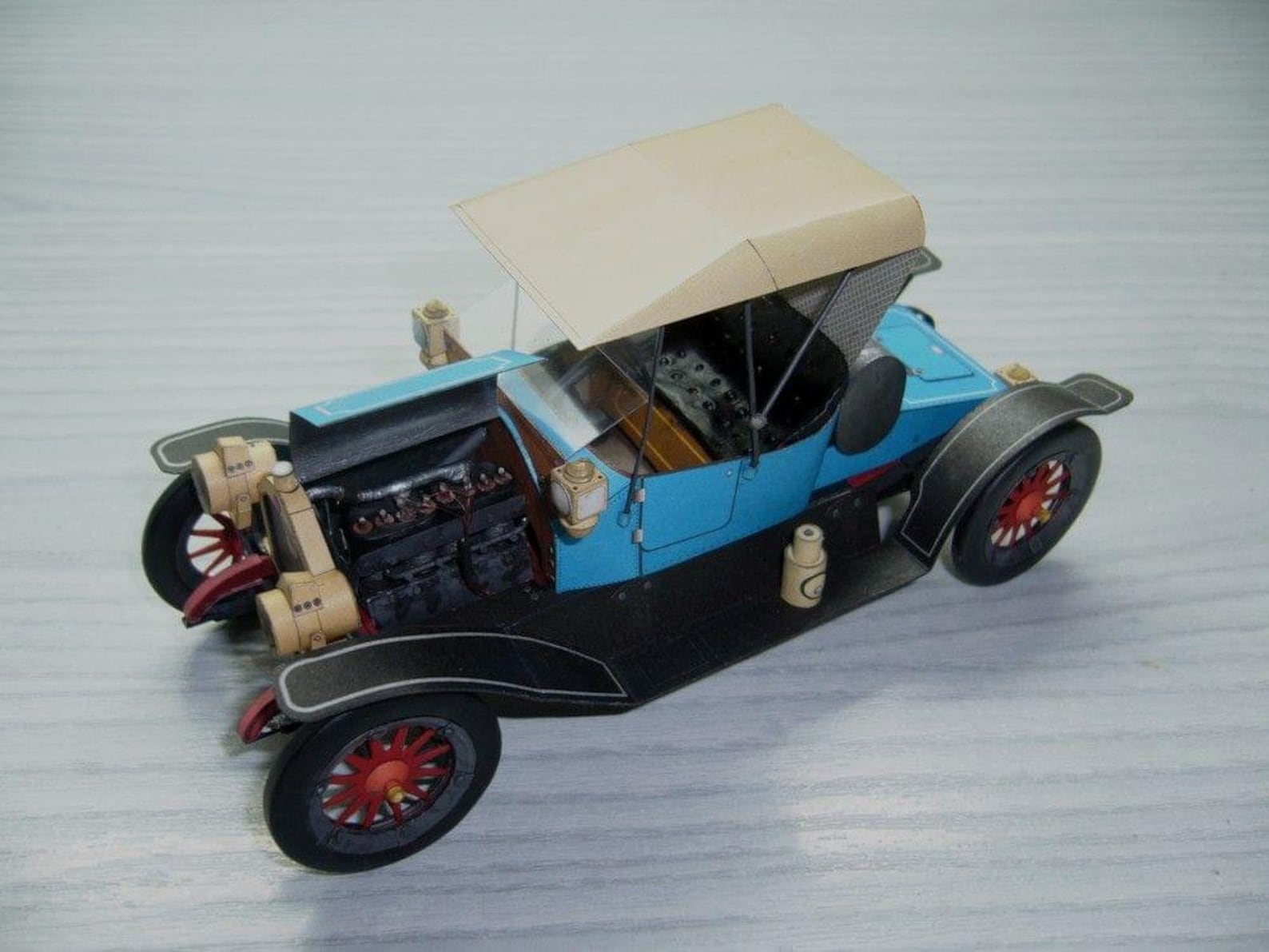 Papercraft Kit Roadster Car 3d Paper Model Crafting Kit PDF Plans to ...