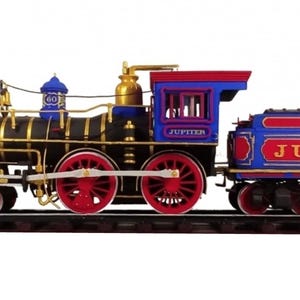 Papercraft Kit Jupiter Central Pacific Railroad #60 Locomotive 3d Paper ...