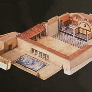 Papercraft Kit Ancient Roman City Glanum 3d Paper Model Crafting Kit ...