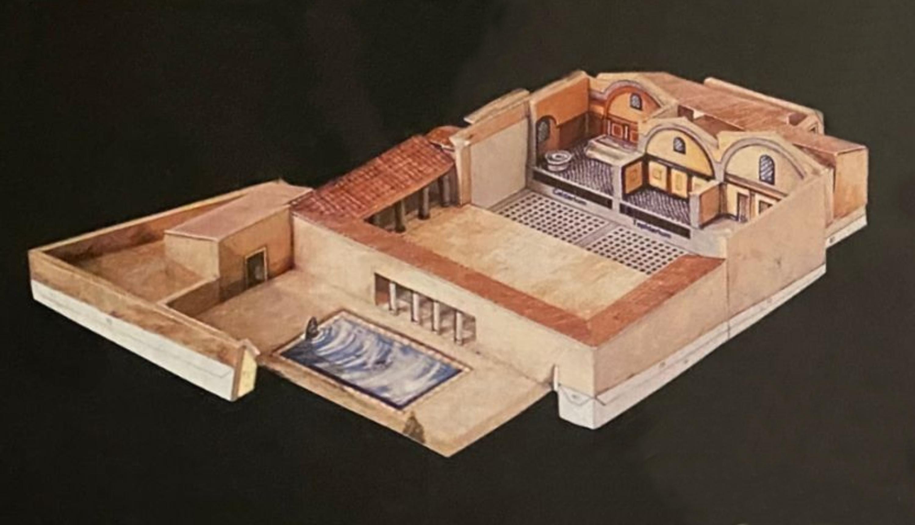 Papercraft Kit Ancient Roman City Glanum 3d Paper Model Crafting Kit ...