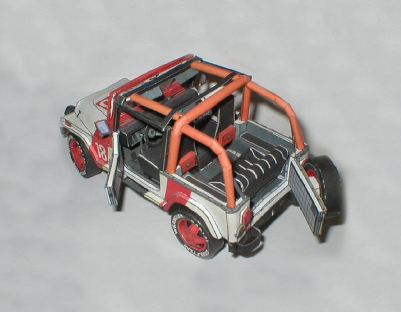 Papercraft Kit Willis Jeep Car 3d Paper Model Crafting Kit PDF Plans to ...