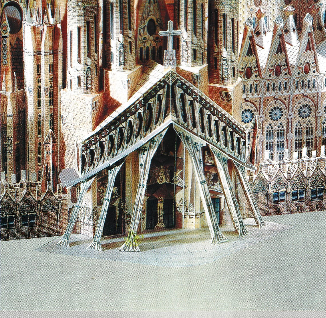 Papercraft Kit Sagrada Família Gaudi 3d Paper Model Crafting PDF Plans ...