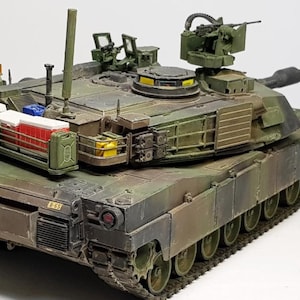 Papercraft Kit M1A2 Abrams Tank 3d Paper Model Crafting Kit PDF Plans ...