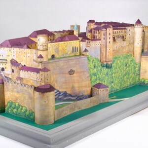 Papercraft Kit Hohensalzburg Fortress 3d Paper Model Crafting PDF Plans ...