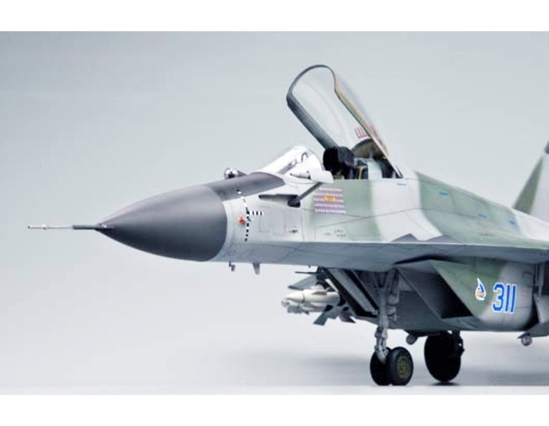 Papercraft Kit Mig-29 UB Fulcrum Airplane 3d Paper Model Crafting Kit ...