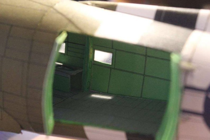 Papercraft Kit Douglas C-47 Skytrain Airplane 3d Paper Model Crafting ...