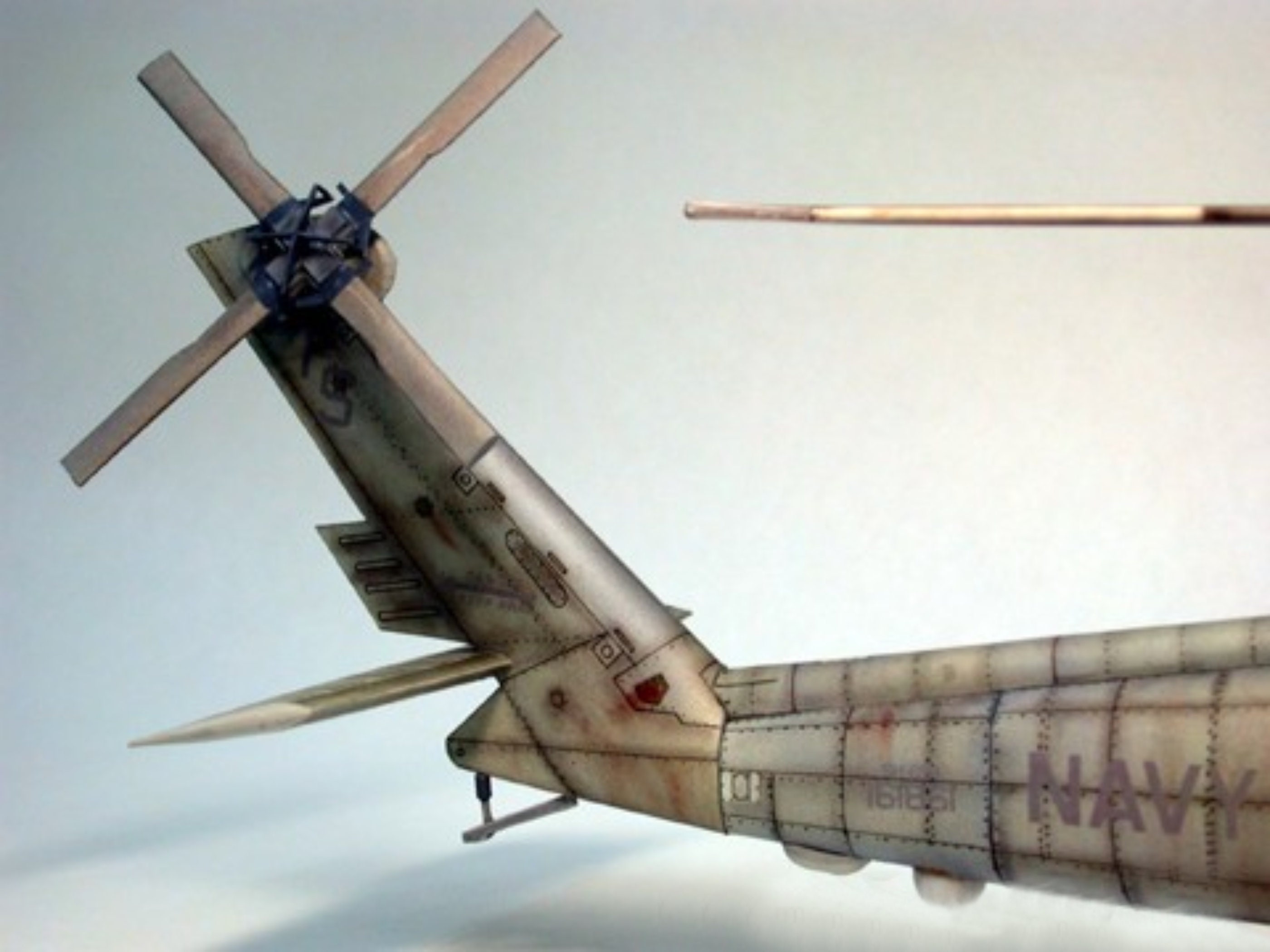 Papercraft Kit SH-60 Sea Hawk Helicopter 3d Paper Model Crafting Kit ...