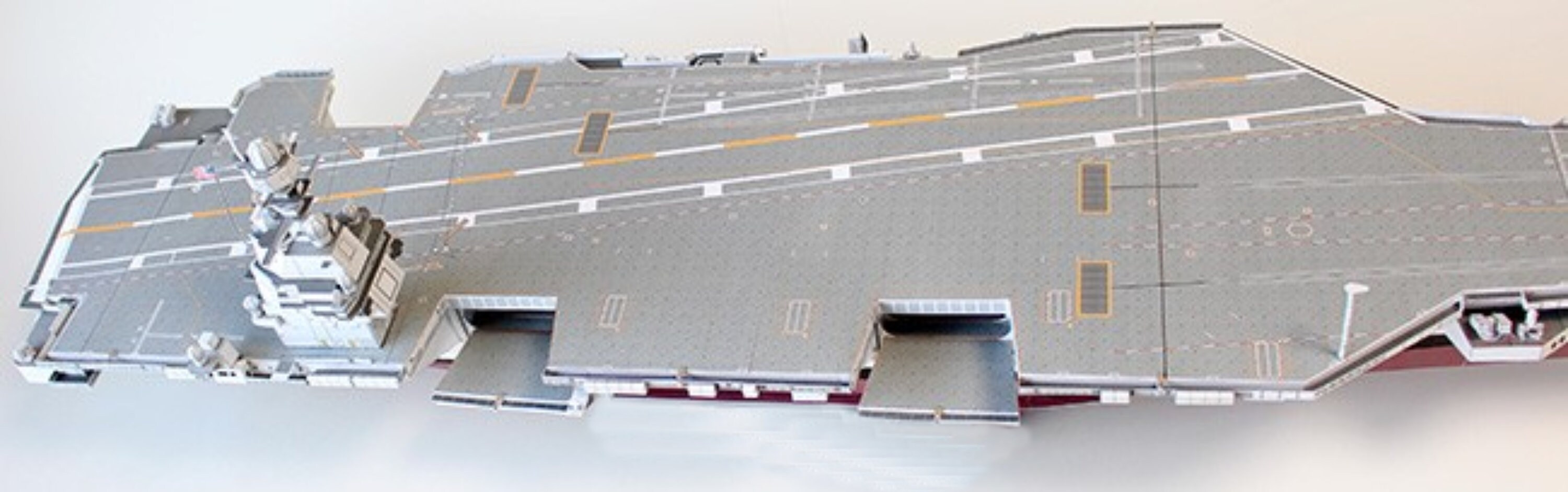 Papercraft Kit USS Gerald Ford Aircraft Carrier 3d Paper Model Crafting ...