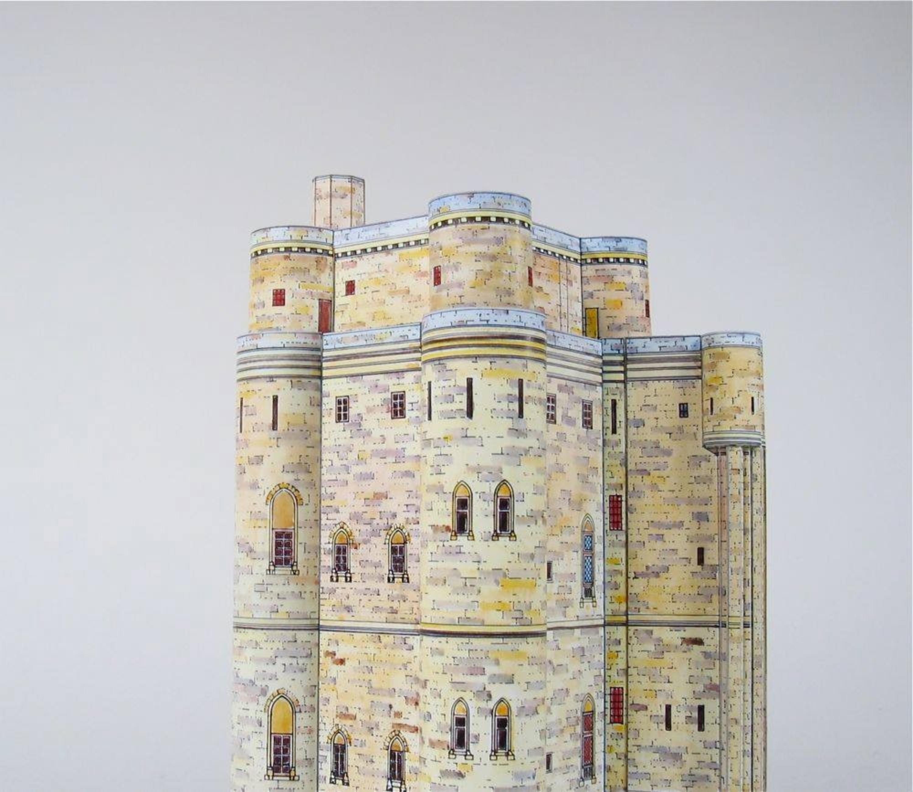 Papercraft Kit Chateau De Vincennes 3d Paper Model Crafting Kit PDF ...