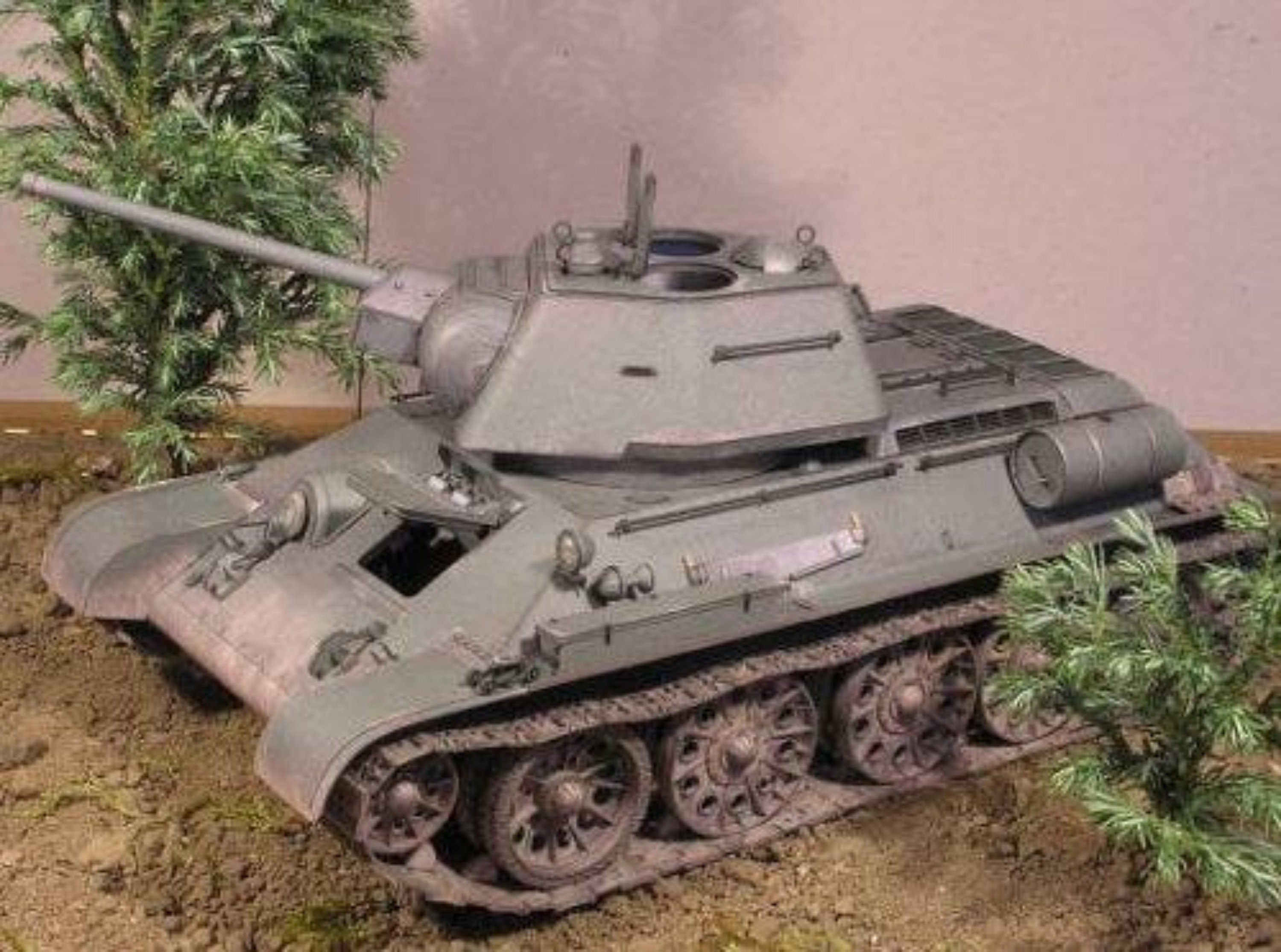 Papercraft Kit T-34 Tank 3d Paper Model Crafting Kit PDF Plans to Print ...