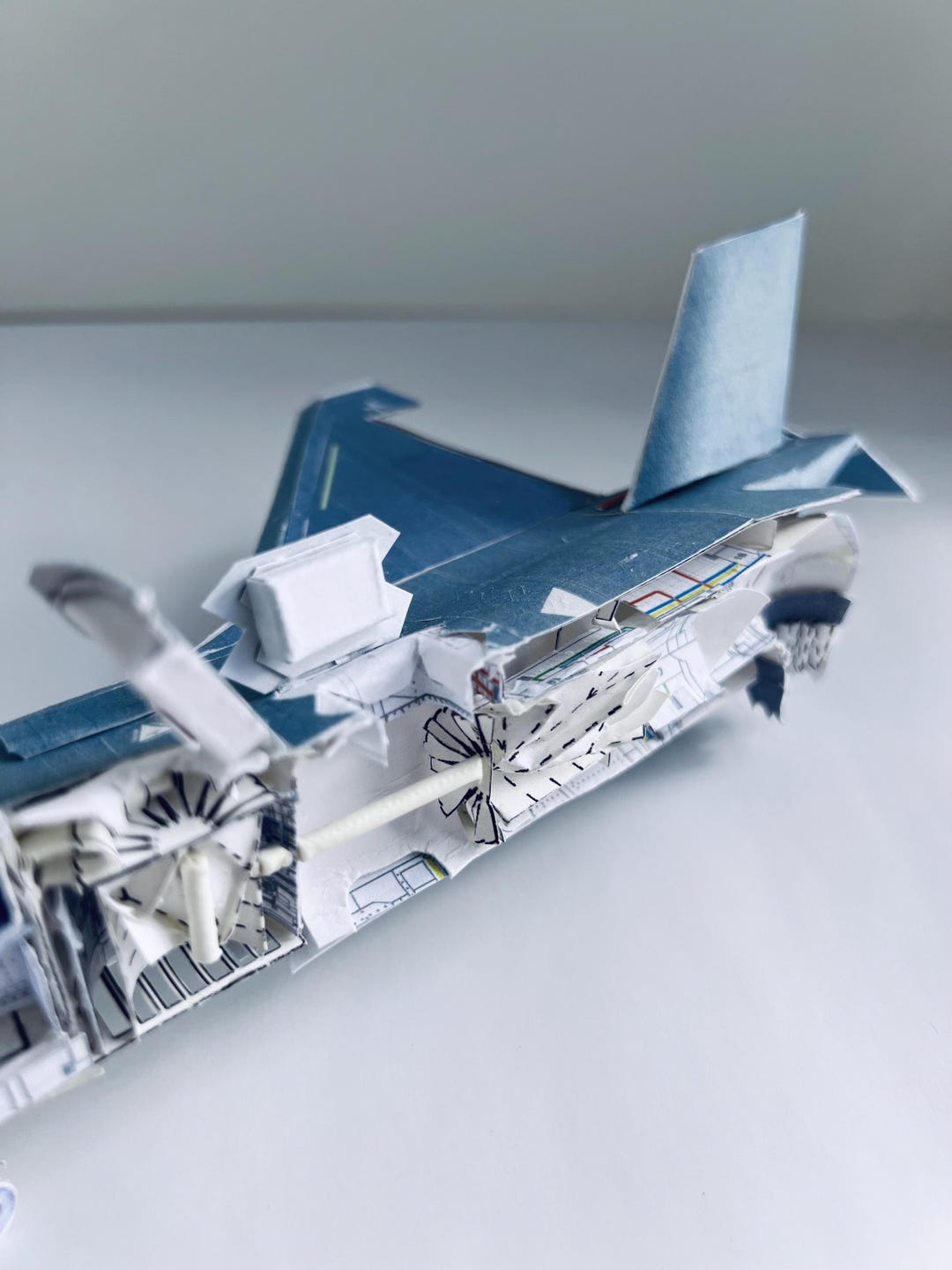 Papercraft Kit F-35B STOVL 3d Paper Model Crafting Kit PDF Plans to ...