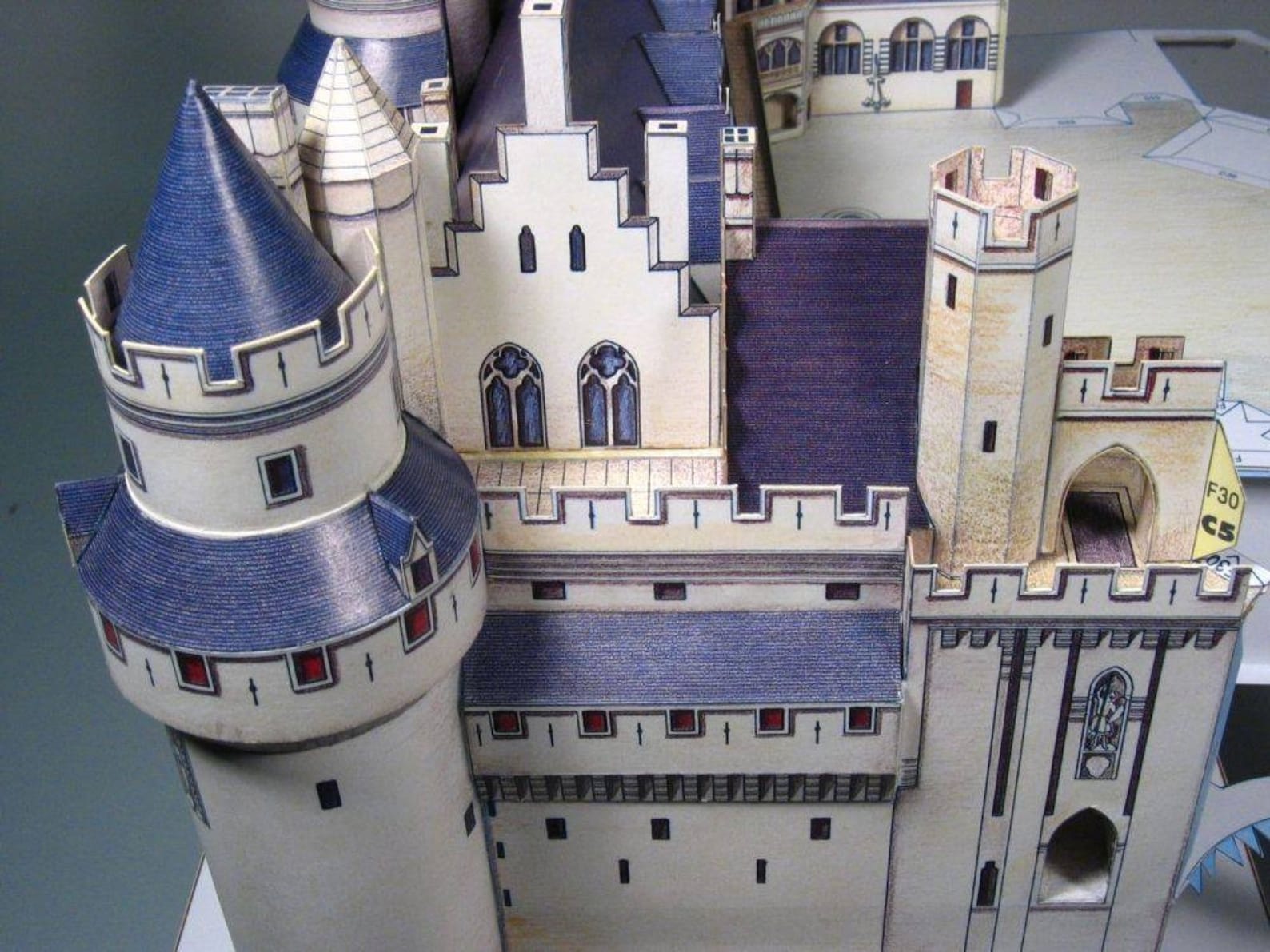 Papercraft Kit Chateau De Pierrefonds 3d Paper Model Crafting PDF Plans ...