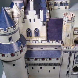 Papercraft Kit Chateau De Pierrefonds 3d Paper Model Crafting PDF Plans ...