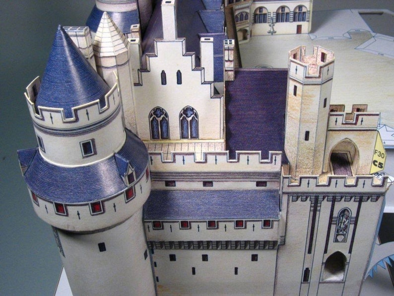 Kit de PaperCraft: Castillo de Pierrefonds, modelo de papel 3D, kit de ...