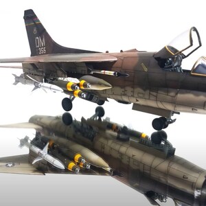 Papercraft Kit Corsair II Airplane 3d Paper Model Crafting Kit PDF ...