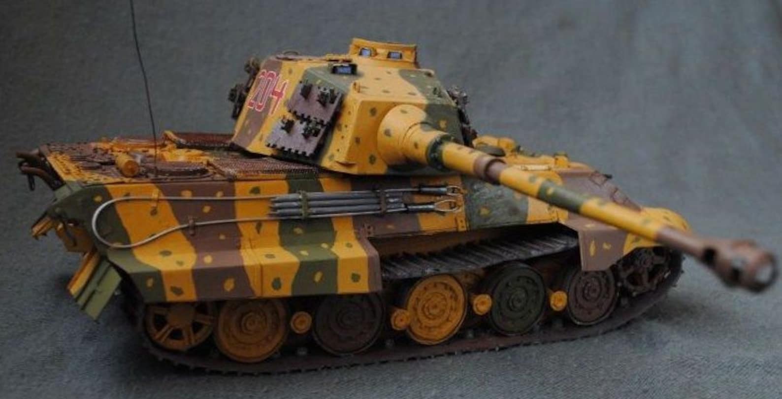 Papercraft Kit Tiger 2 Tank 3d Paper Model Crafting Kit PDF Plans to ...
