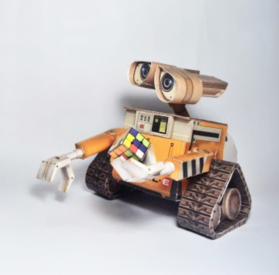 Papercraft Wall-e 3d Paper Model Crafting Kit PDF Plans to Print Cut ...