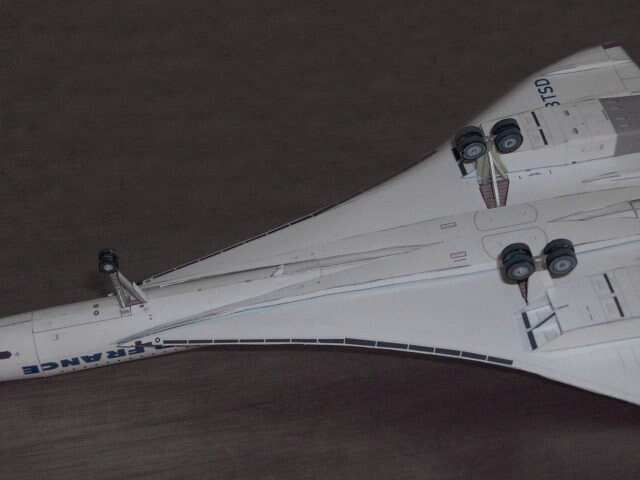 Papercraft Kit Concorde Airplane 3d Paper Model Crafting Kit PDF Plans ...