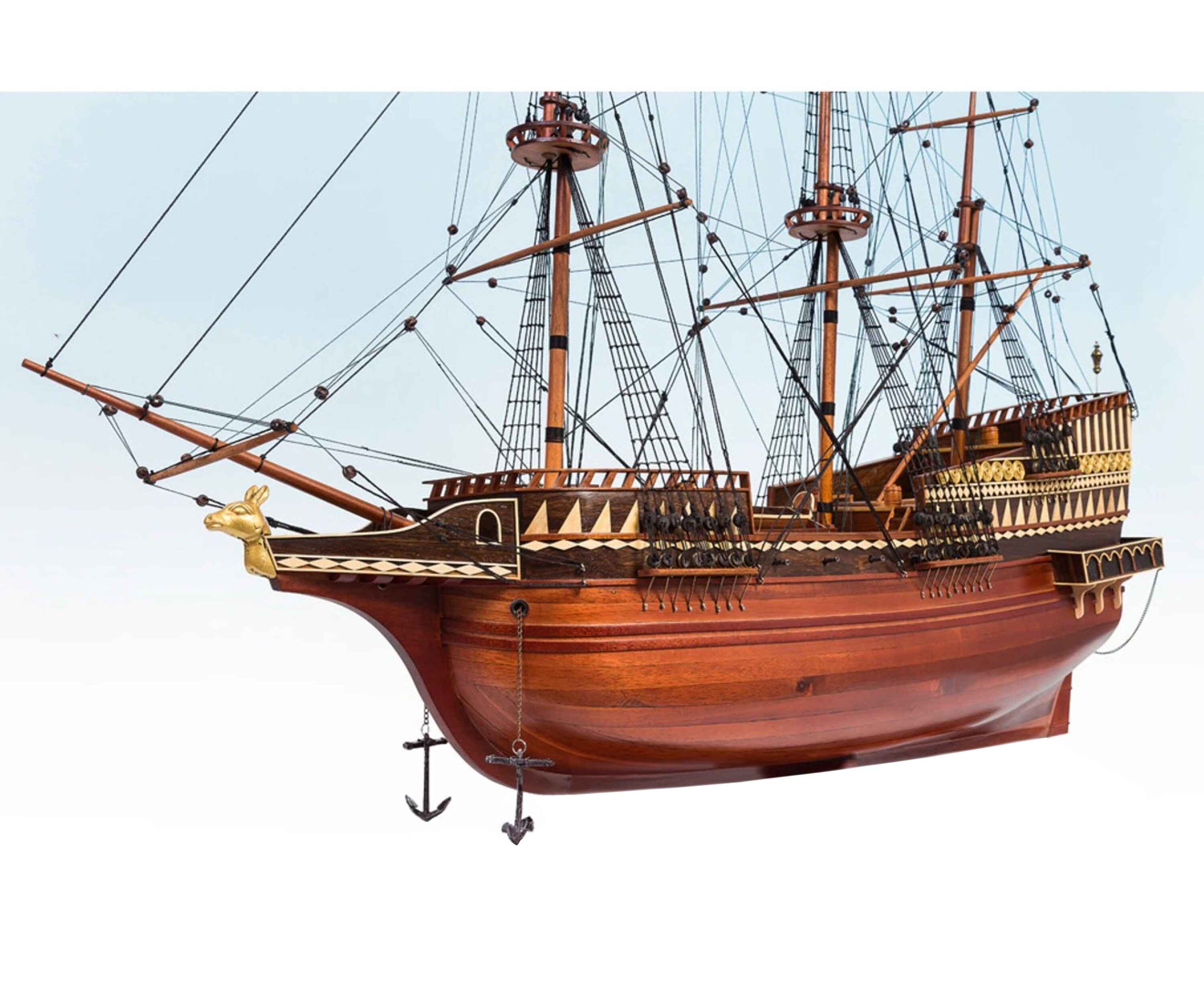 Papercraft Kit Golden Hind 3d Paper Model Crafting Kit PDF Plans to ...