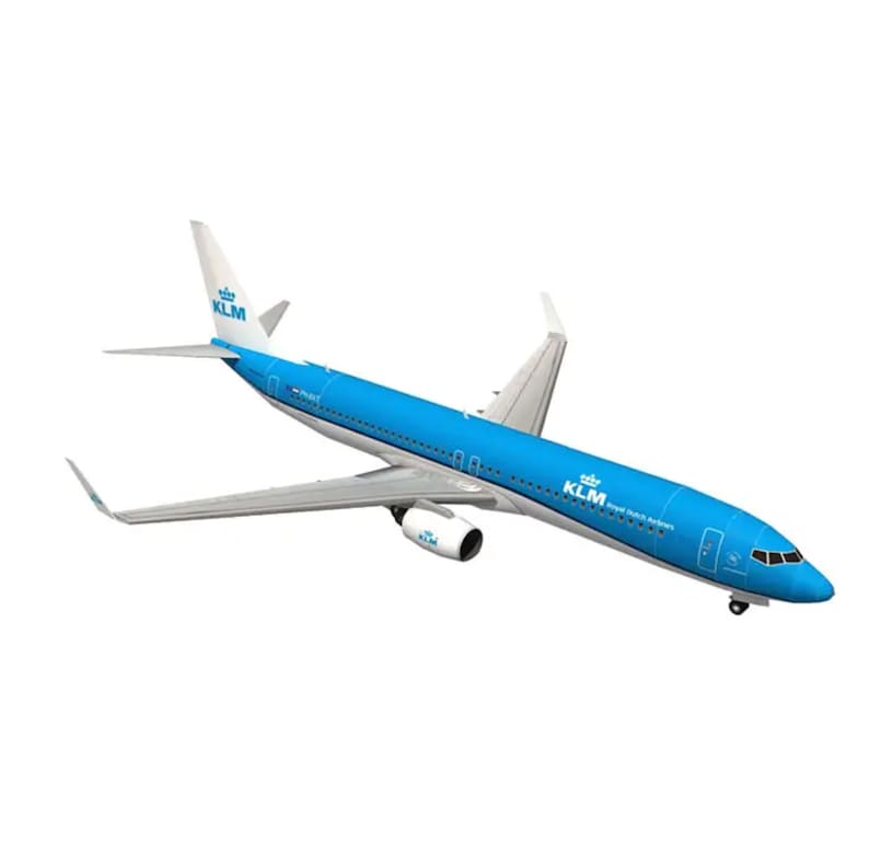 Papercraft Kit 737 Airplane 3d Paper Model Crafting Kit PDF Plans to ...